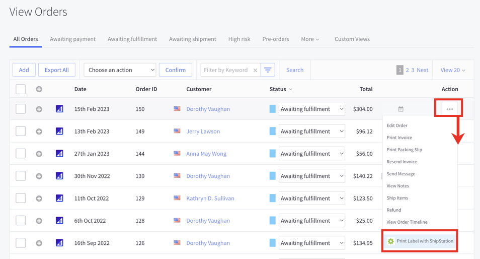 Native Label Printing with BigCommerce – ShipStation Help U.S.