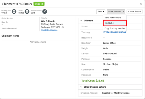 Create & Print Your First Label – ShipStation Help U.S.