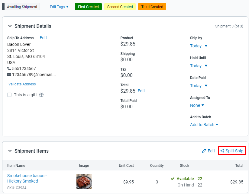Split Orders Into Multiple Shipments – ShipStation Help U.S.