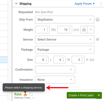 Common Label and Rate Errors – ShipStation Help U.S.