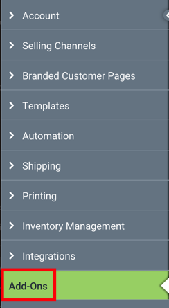 Manage Account Add-Ons – ShipStation Help U.S.