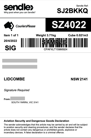 Australia Shipping Label Examples – ShipStation Help Australia Shipping Label Examples – ShipStation Help