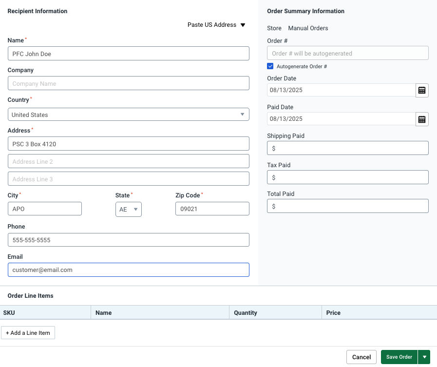 Ship to United States Military Addresses – ShipStation Help