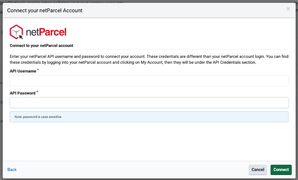 netParcel – ShipStation Help
