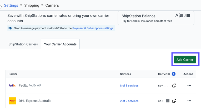 Australia Post eParcel – ShipStation Help